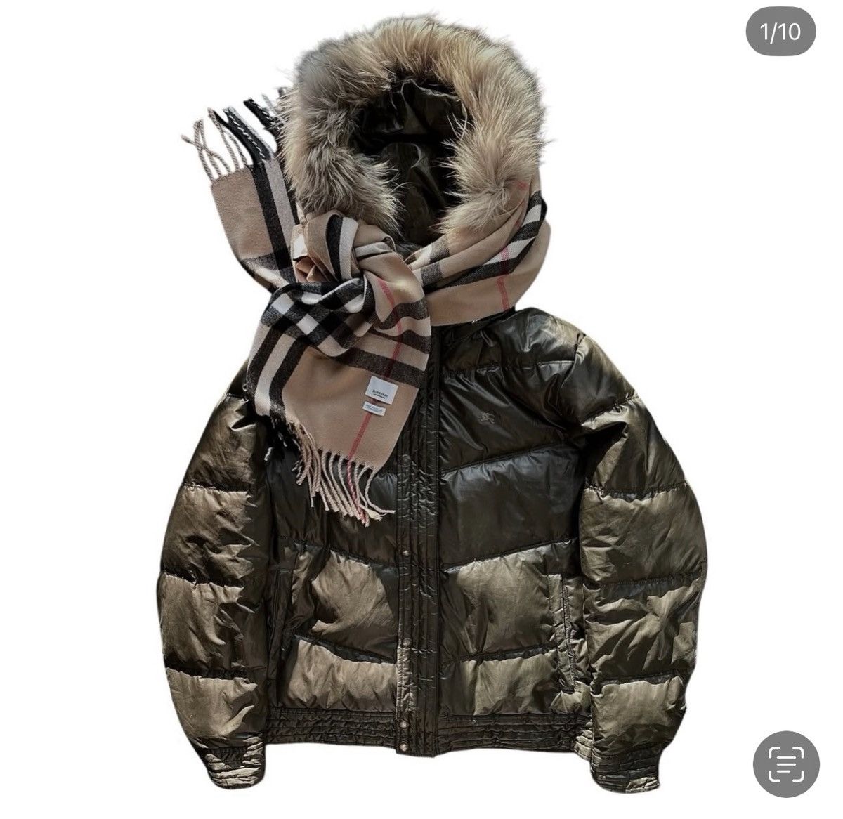 Burberry 2000s Burberry Fur Puffer Made jn Japan | Grailed