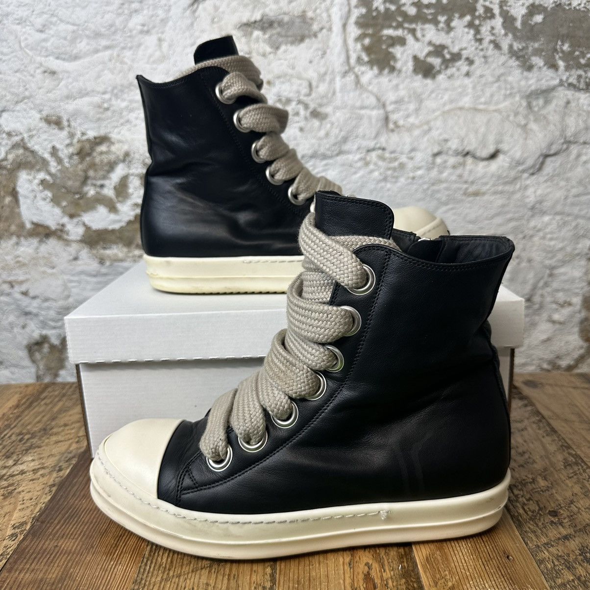 Rick Owens Rick Owens Ramone Jumbo Lace Leather High Sneaker Size 8 ...