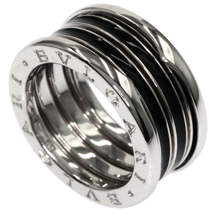 Bvlgari BVLGARI B-zero1 B zero one 4 band enamel #55 ring K18 white gold ladies | Grailed