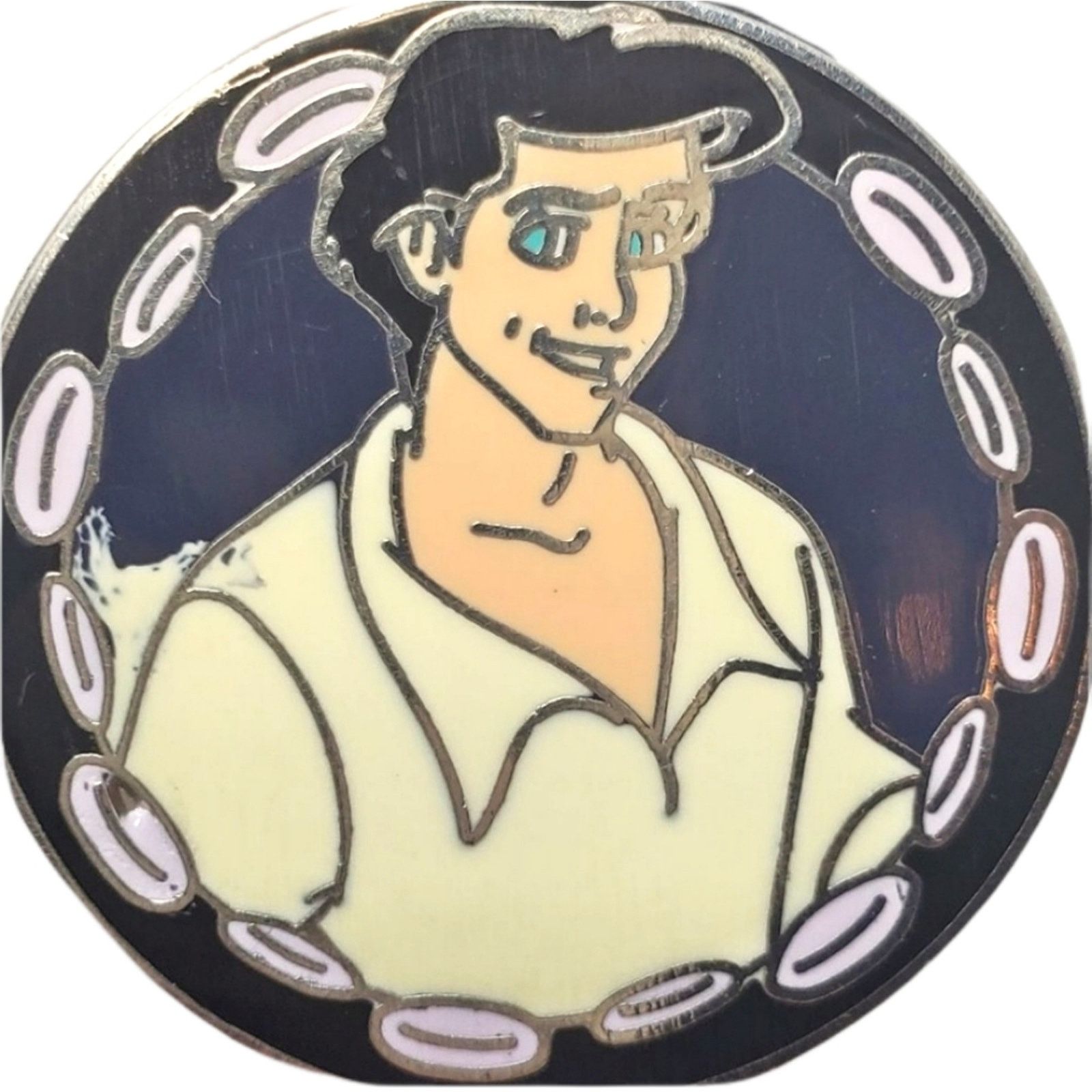 Disney Disney The Little Mermaid Prince Eric Round Enamel Pin | Grailed