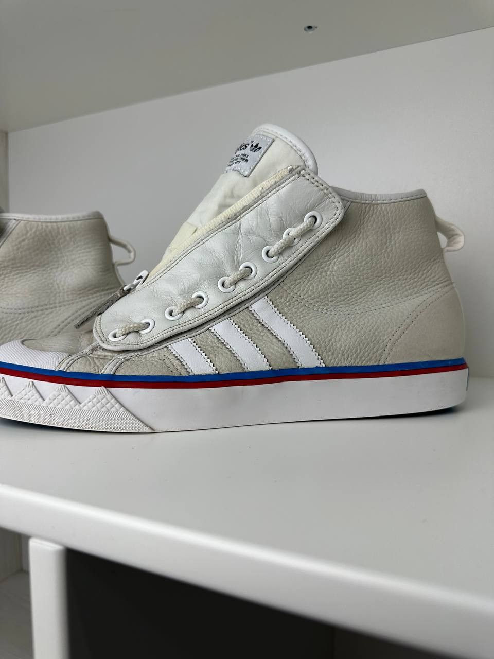 Adidas × Vintage ADIDAS NIZZA HI OT-TECH TRAINERS Vintage Rare ...