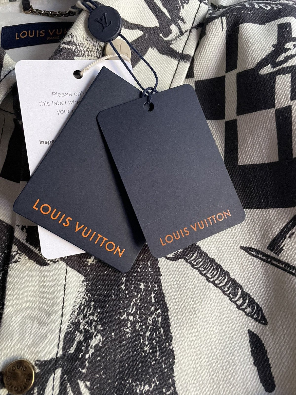 Louis Vuitton Louis Vuitton Graphic Denim Shirt | Grailed