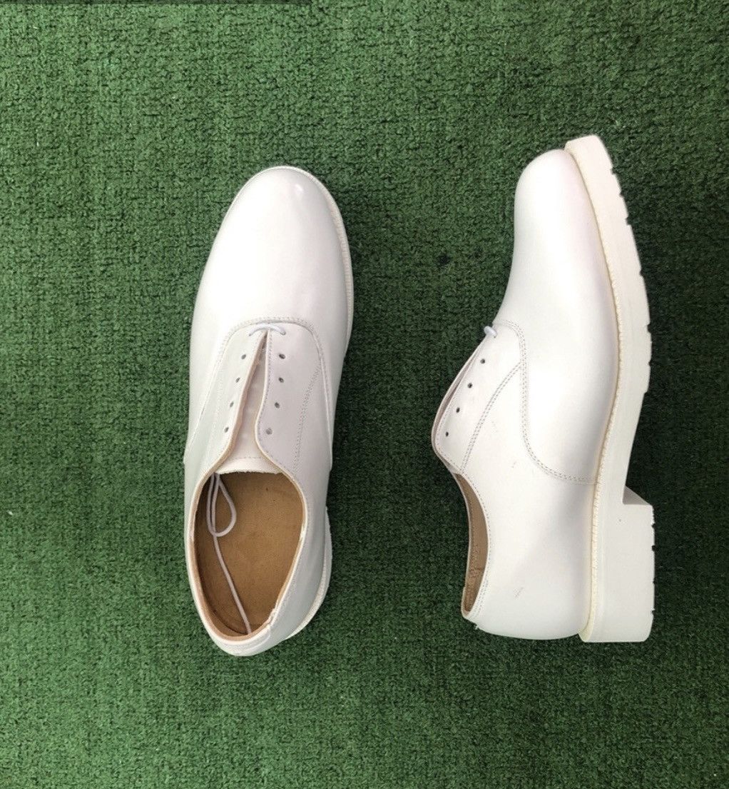 Avant Garde × Military × Vintage Vintage White Leather Military Dress ...