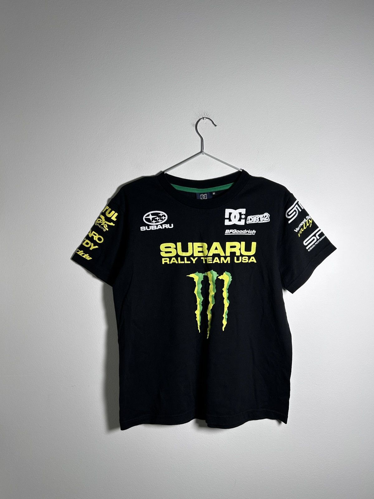 Dc DC Subaru Rally monster Team USA black tshirt tee | Grailed