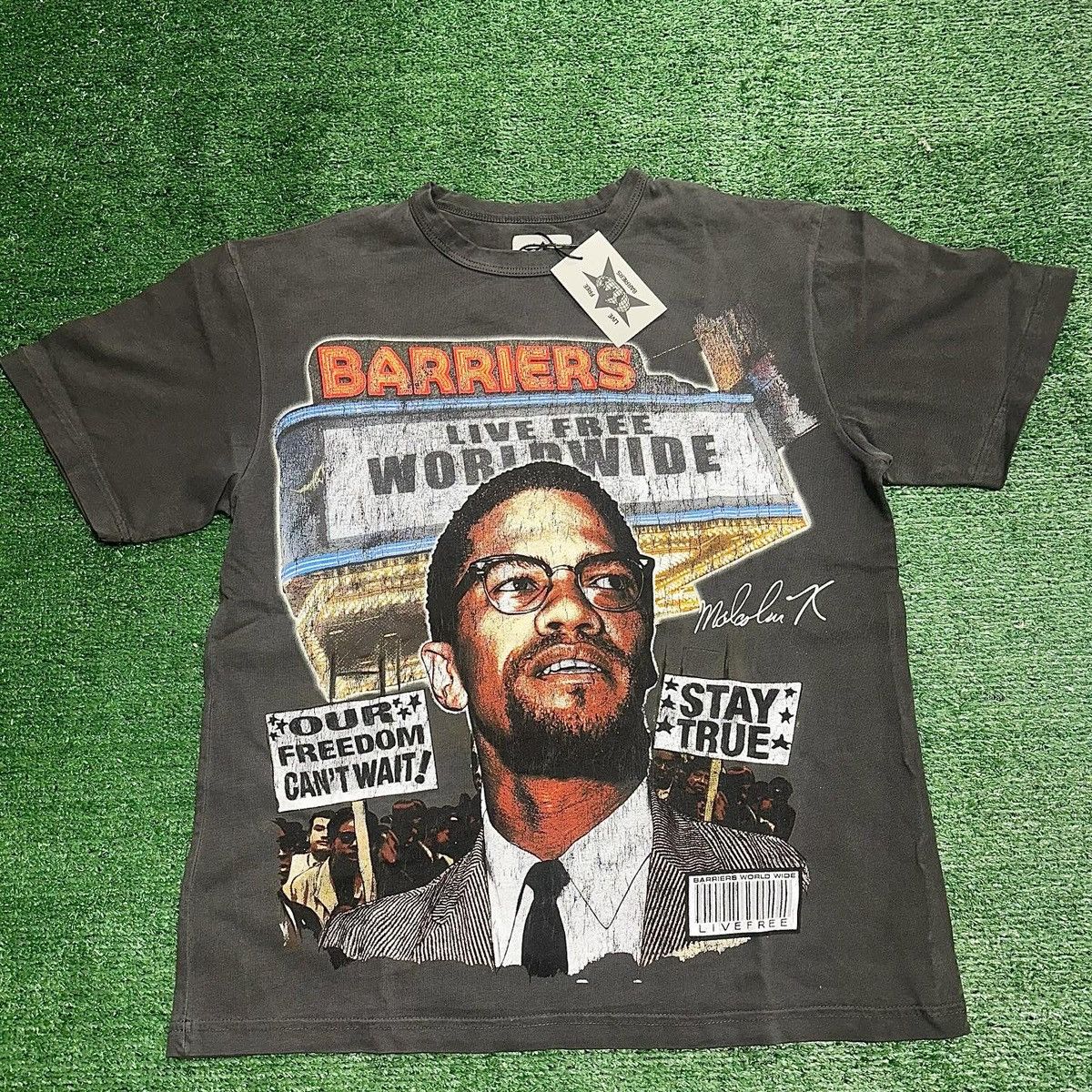 Barriers Barriers Malcom X Tee | Grailed