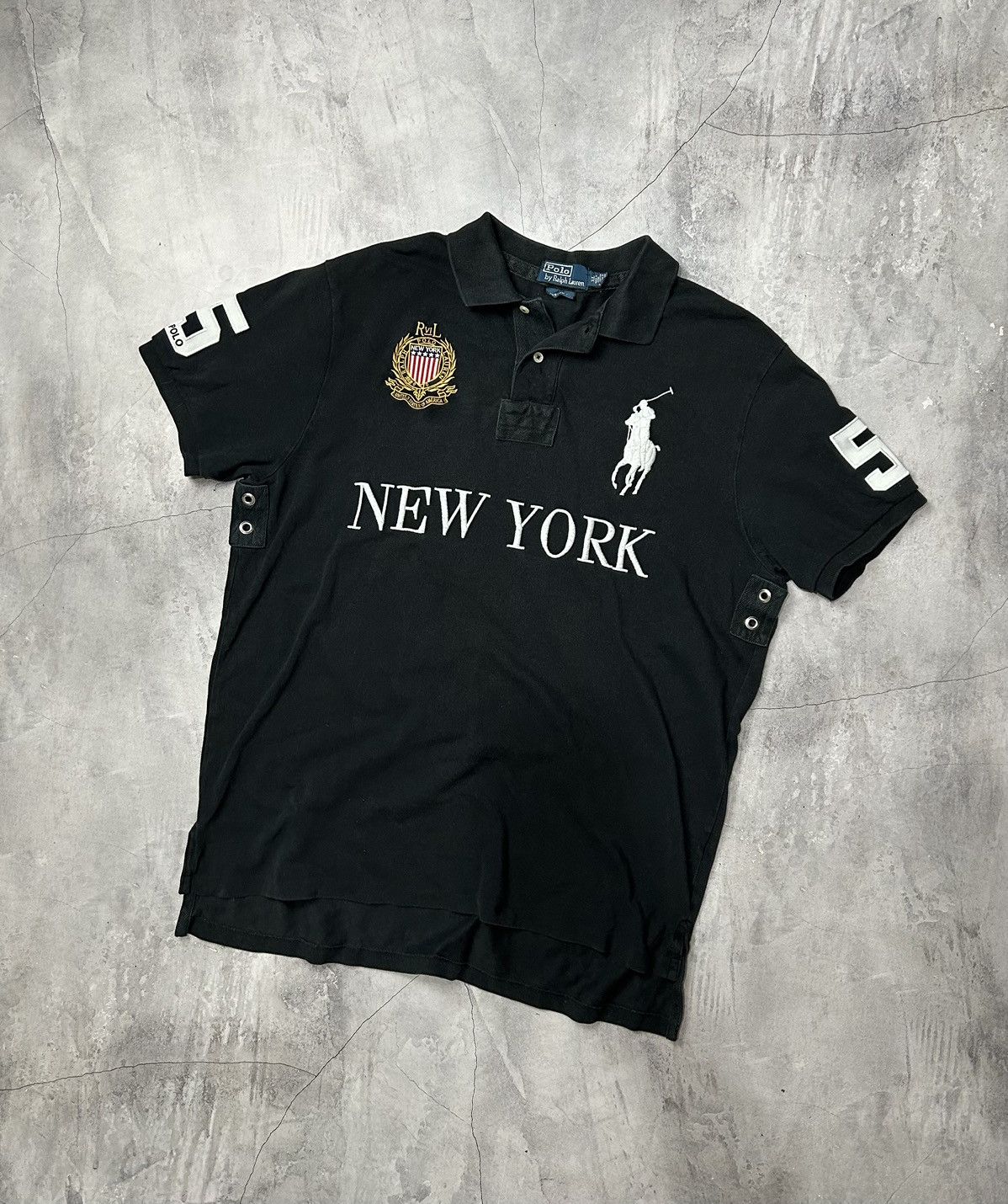 Polo Ralph Lauren Polo Ralph Lauren no 5 New York Chief Keef style XL | Grailed