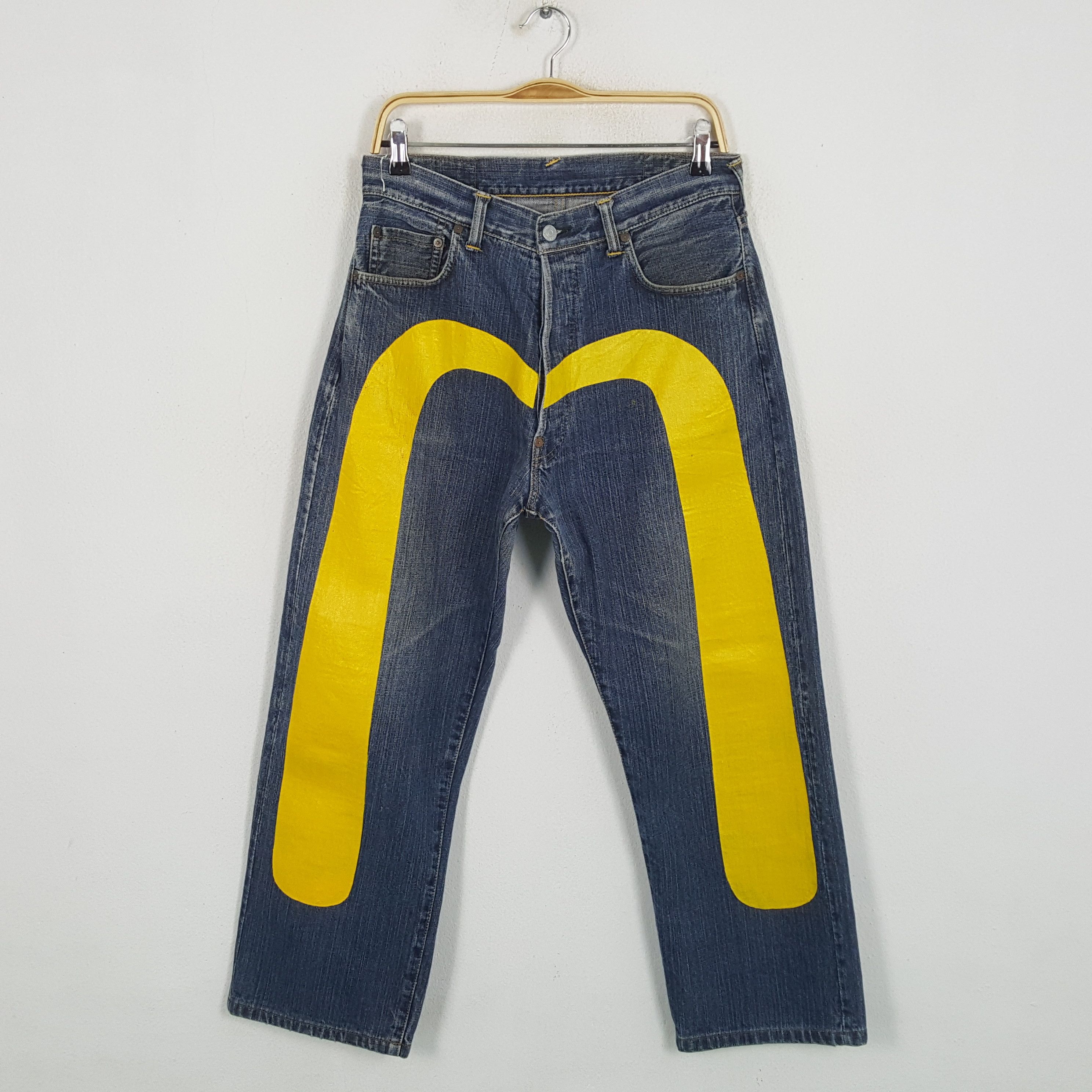 Evisu × Japanese Brand × Vintage Vintage EVISU X McDonald Japanese Brand Daicock Custom Jeans ...