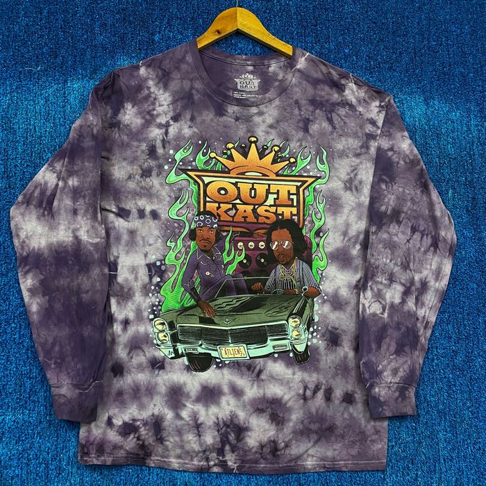 Outkast OutKast ATLiens Animated Hip Hop L/S Tie Dye M | Grailed