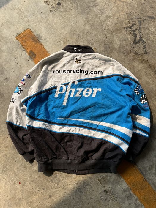 Vintage Rare Vintage Nascar Pfizer Racing Jacket | Grailed