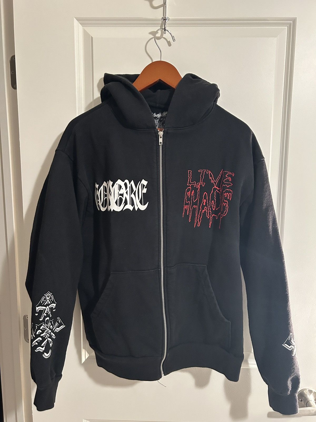 Ken Carson × Playboi Carti × Streetwear Ken Carson A Great Chaos Zip Up ...