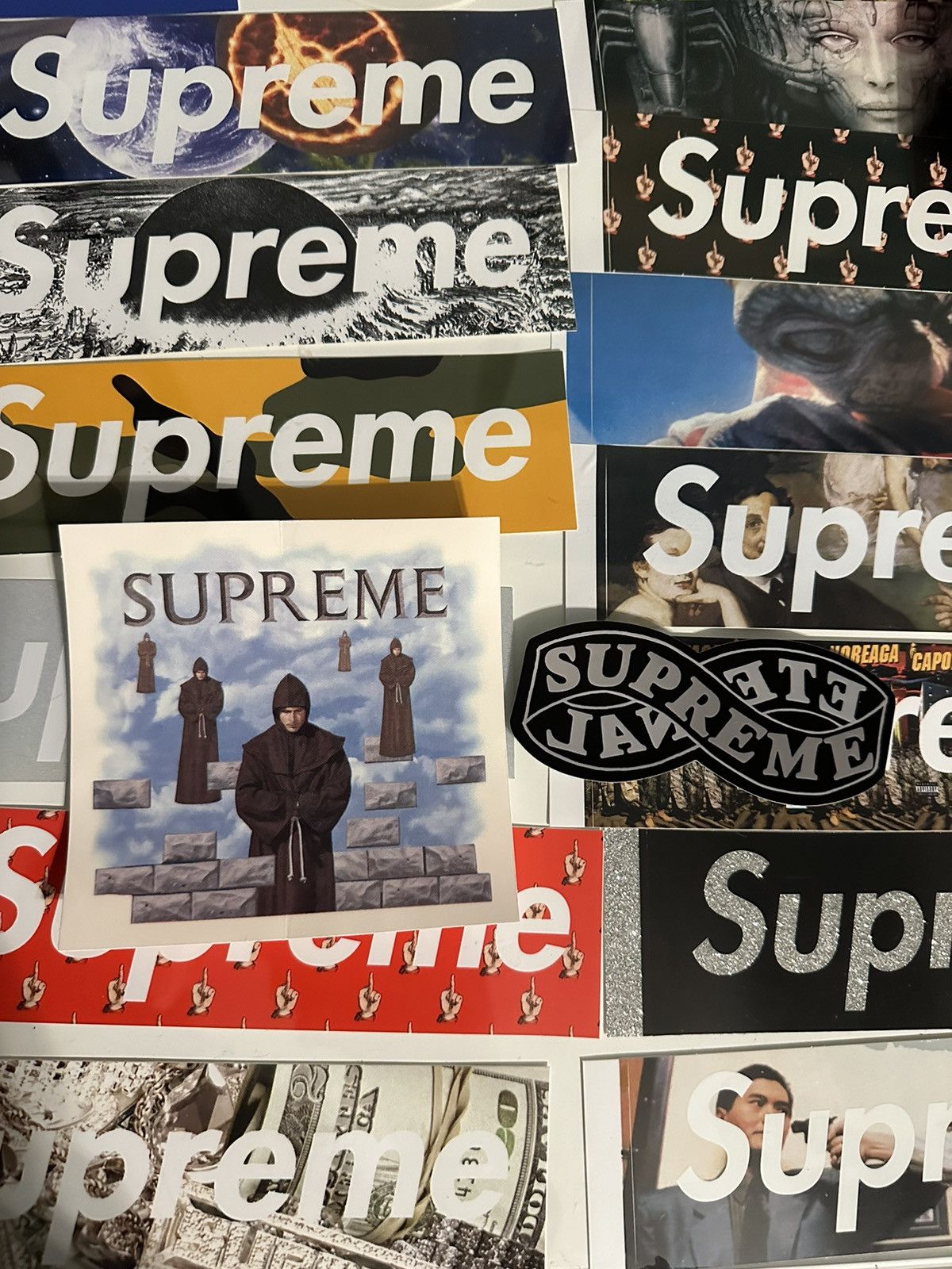 Supreme Supreme sticker pack | Grailed