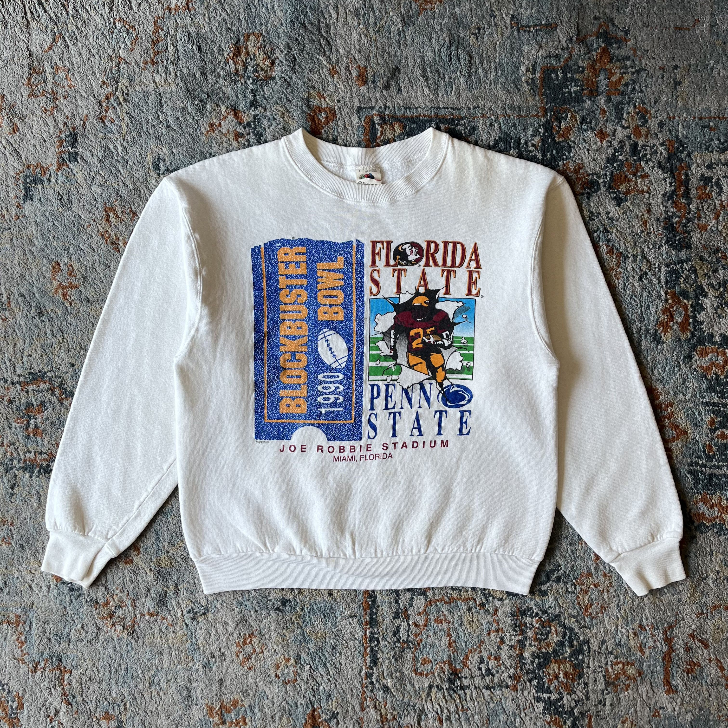 Vintage 1990 Blockbuster Bowl Sweatshirt (Made in USA) | Grailed