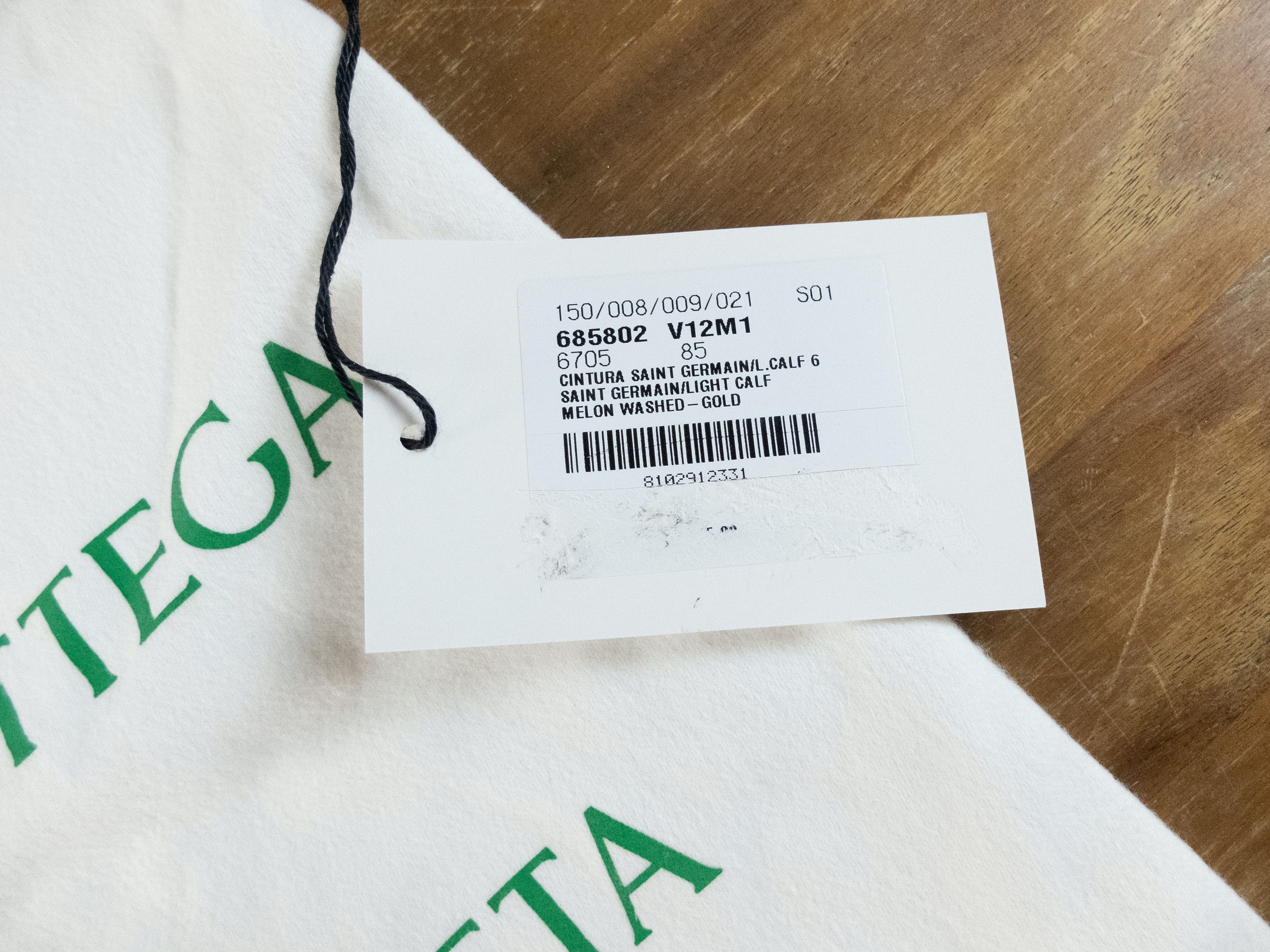 Bottega Veneta BOTTEGA VENETA Point Lock melon nude triangle leather ...