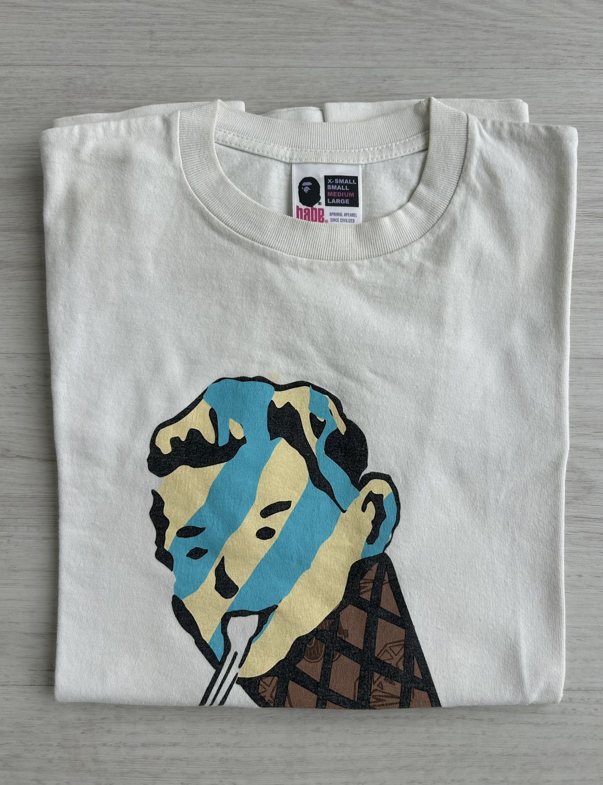 Bape RARE OG SAMPLE BBC/ICE CREAM X A BATHING APE CONEMAN TEE | Grailed