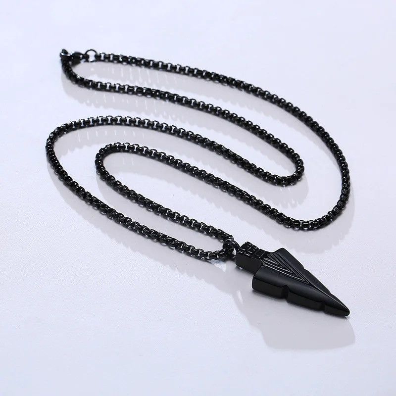 Cuban Link Chain Kunai Pendant Necklace | Grailed