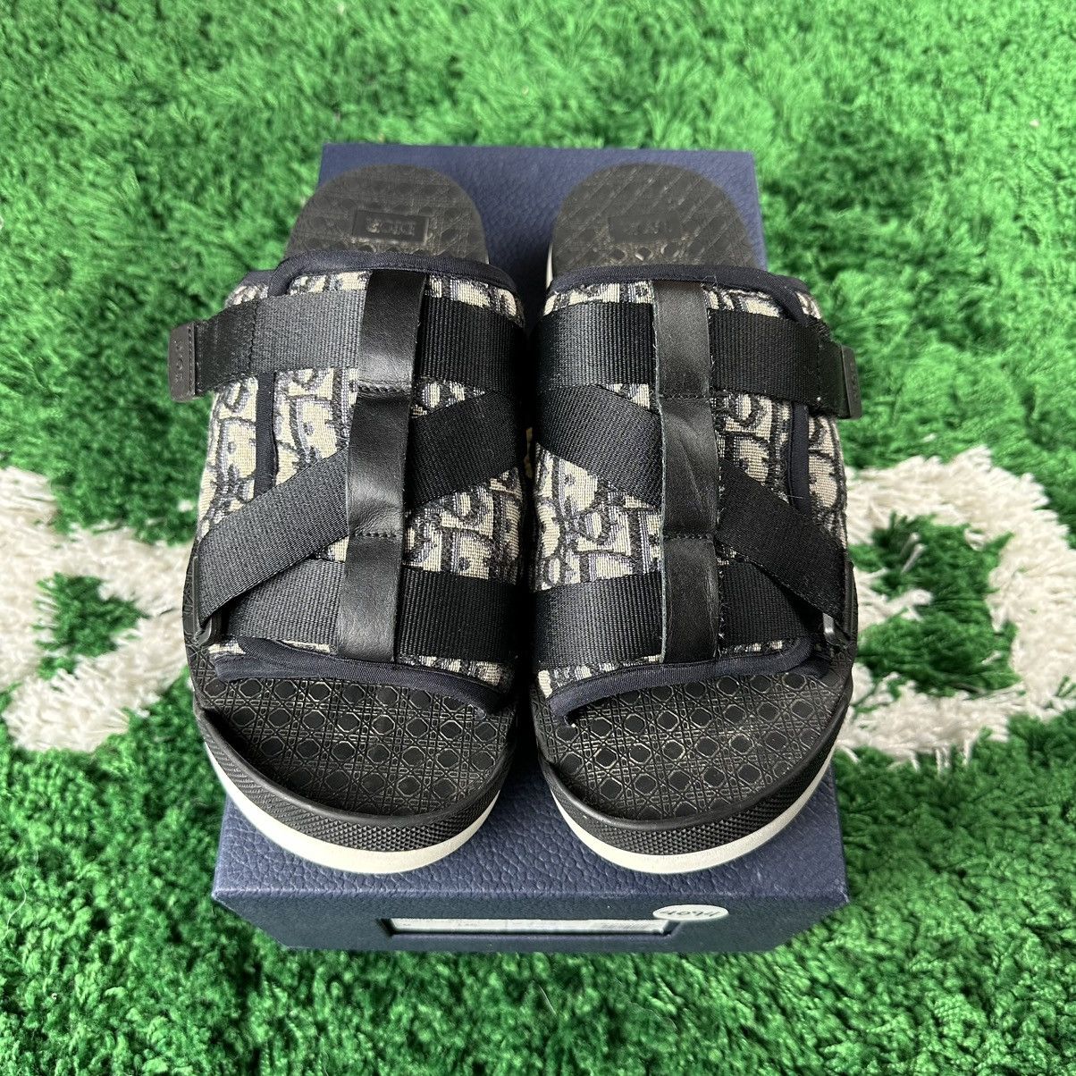 Dior OBLIQUE ALPHA SLIDES | Grailed