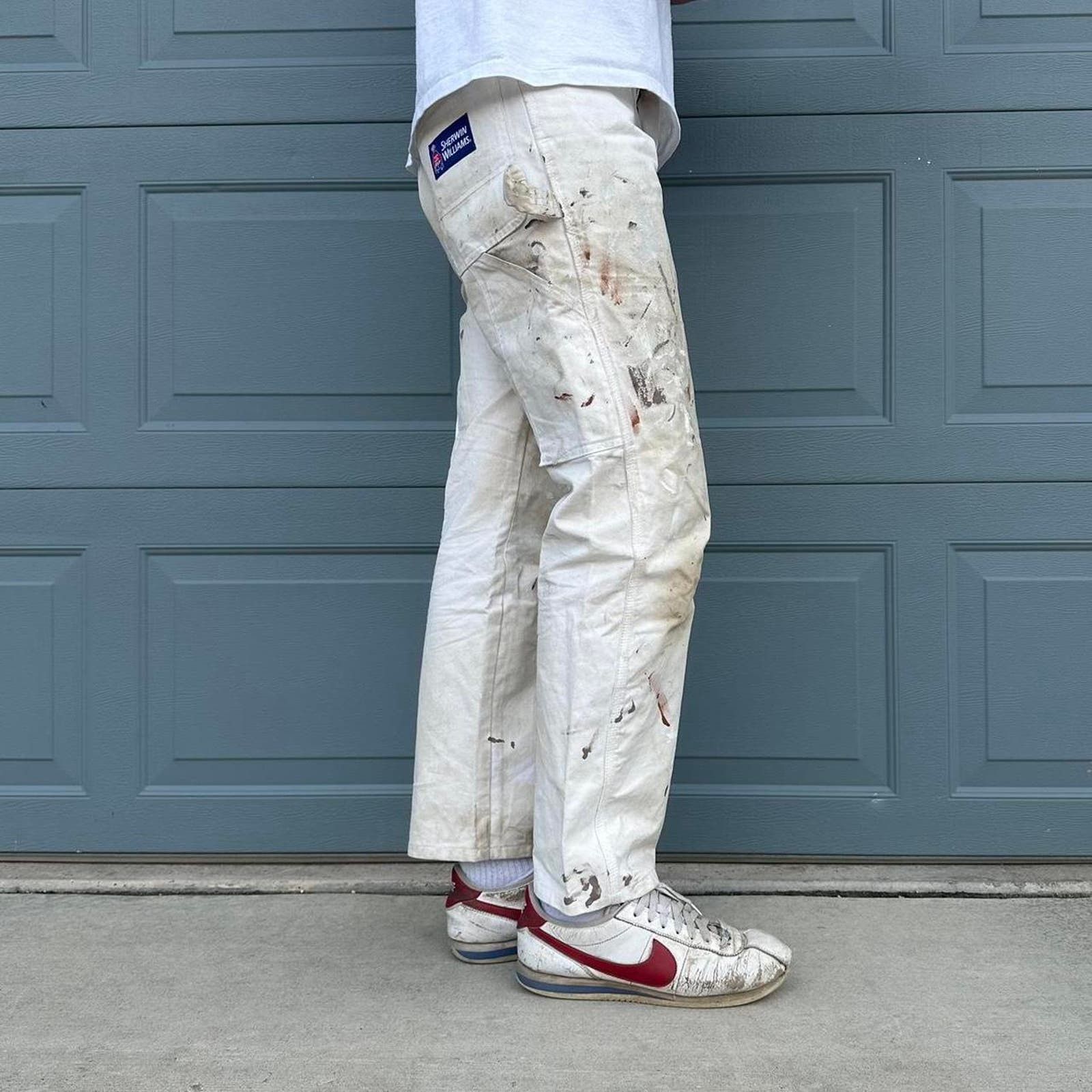 Dickies Vintage sherwin williams dickies paint splattered carpenters ...