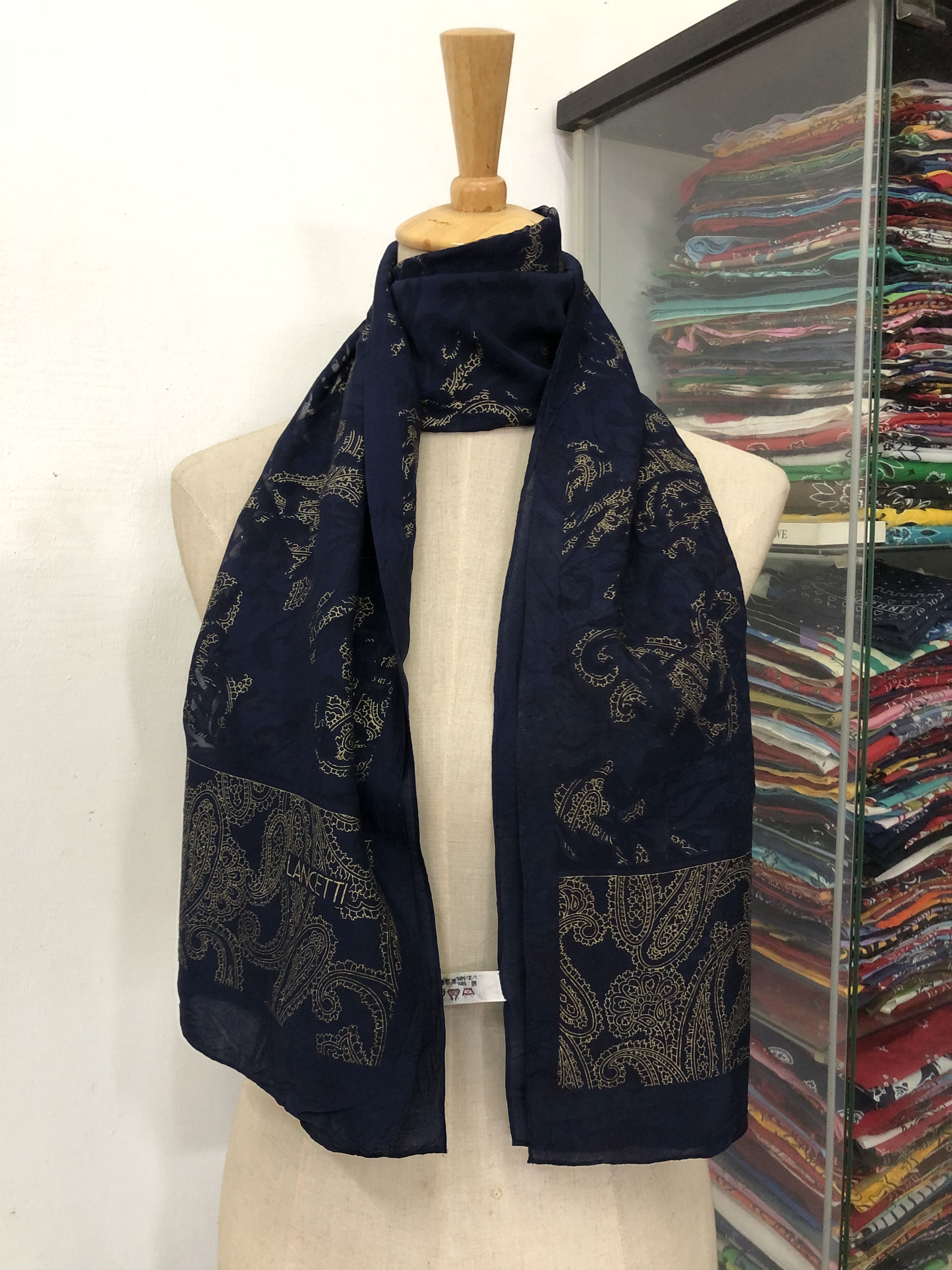 Lui de Lancetti × Vintage Vintage Lui De Lancetti Silk Scarf | Grailed