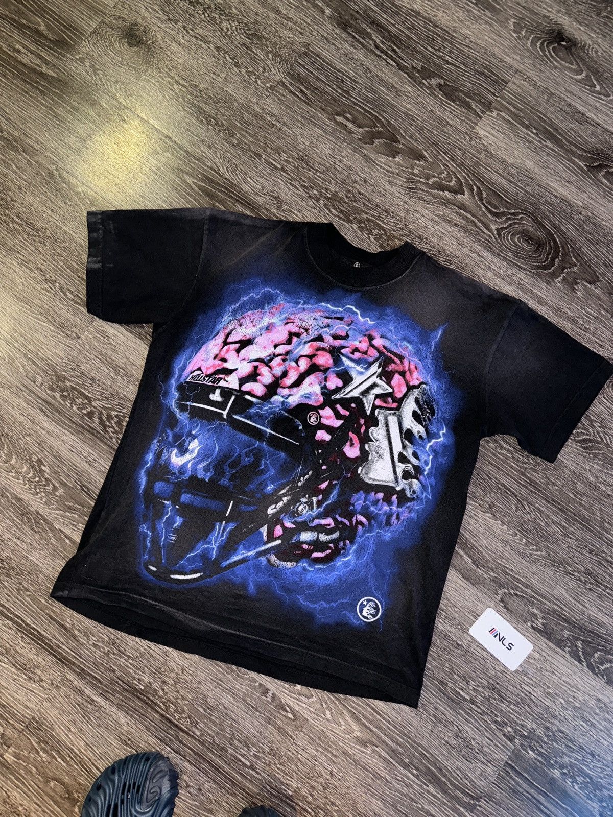 HELLSTAR Hellstar “Brain Helmet” Back T-Shirt | Grailed