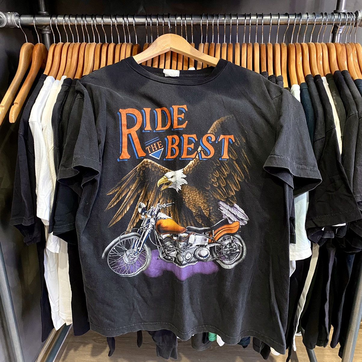Vintage Vtg.90s Ride The Best Eagle Motorcycle | Grailed