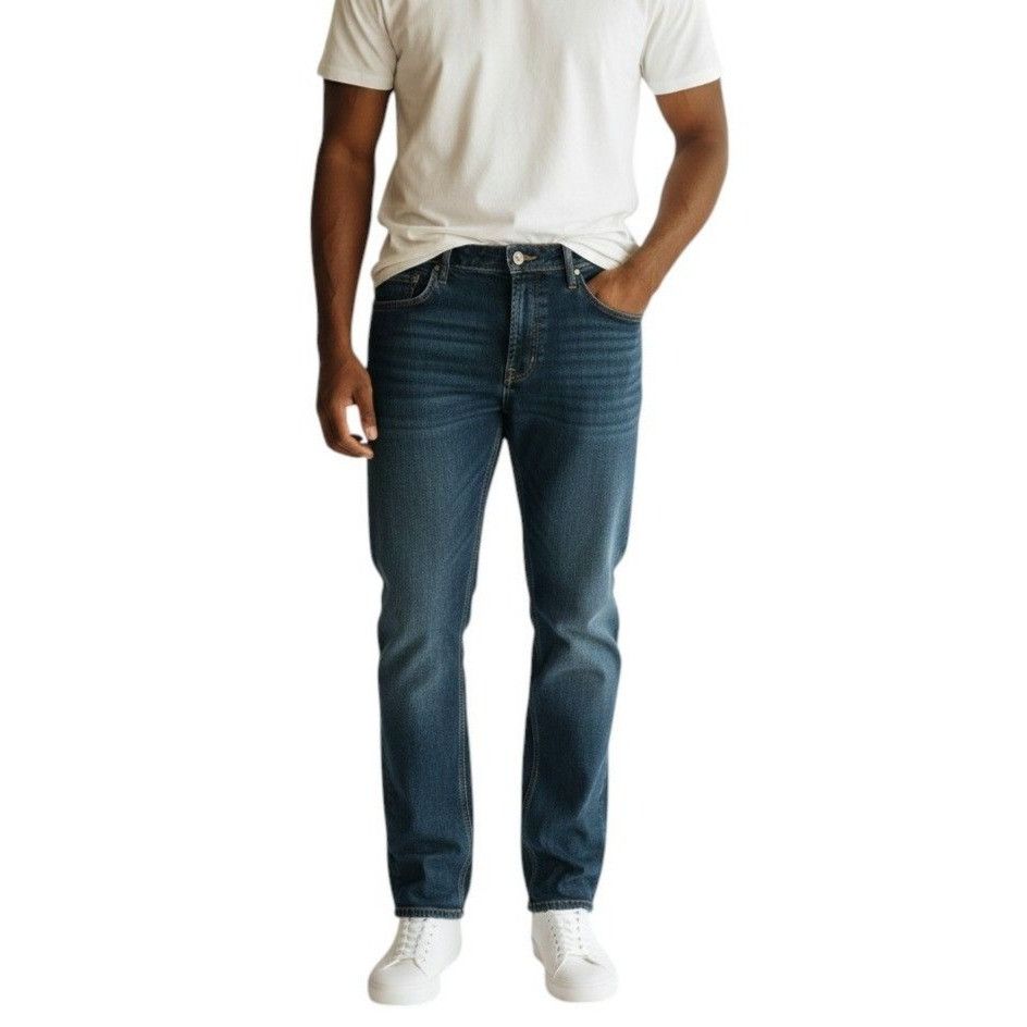 Boden Boden Button Fly Straight Leg Jeans 38x32 Mens 100% Cotton C ...