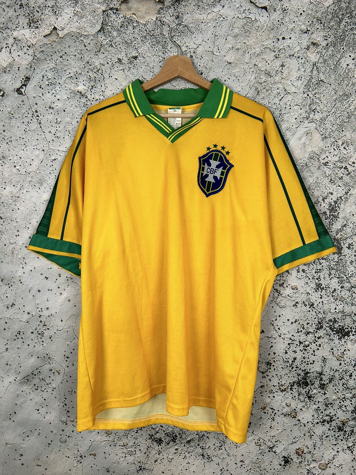Vintage Vintage Soccer Jersey Brazil 90s Football Rare | Grailed