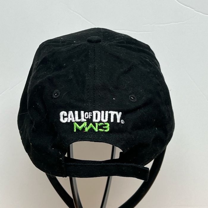 Microsoft Call of Duty MW3 Elite Hat Black Strapback Cap Skull and Gun ...