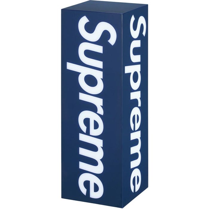 Supreme Supreme Box Logo Lamp Set FW23 Blue Acrylic New CONFIRMED | Grailed