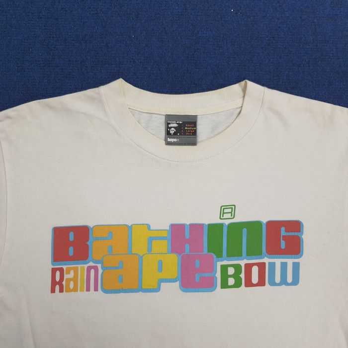 Bape Bathing Ape Rainbow Tee | Grailed