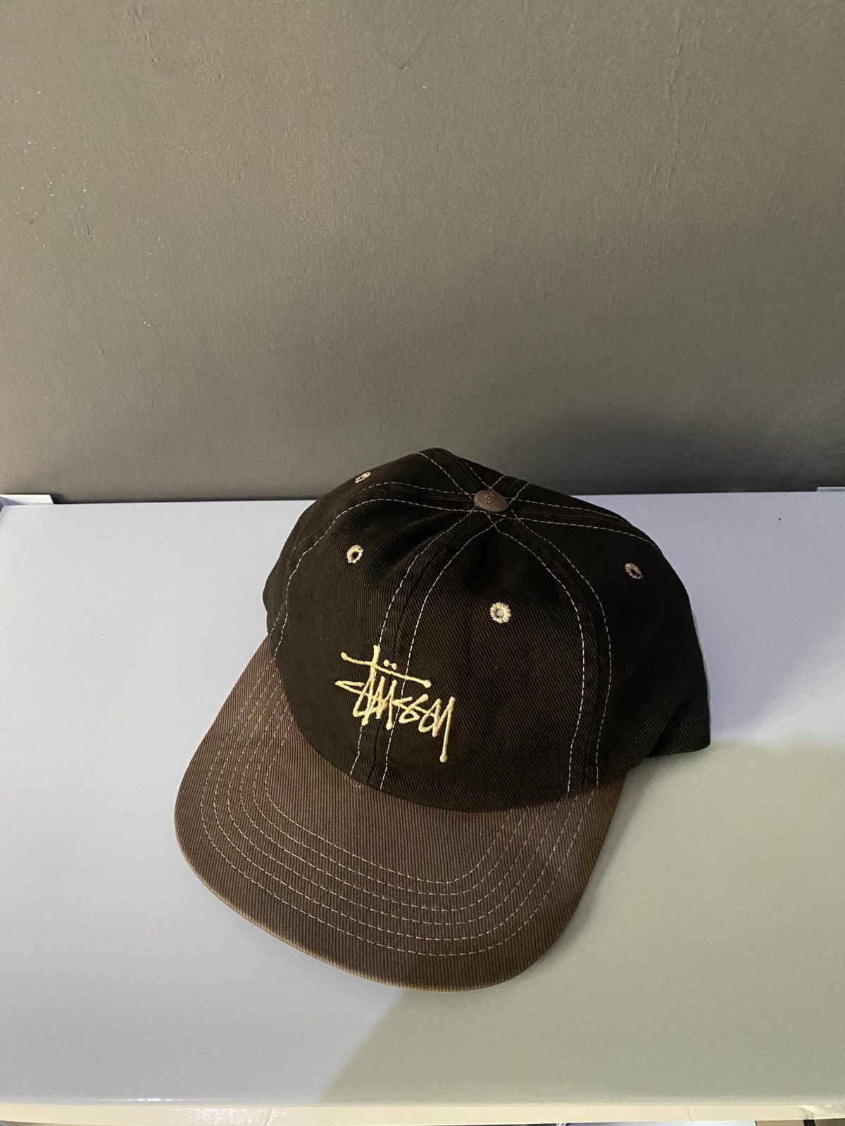 Streetwear × Stussy × Vintage SIGNATURE STUSSY BASIC CAPZ 80s | Grailed