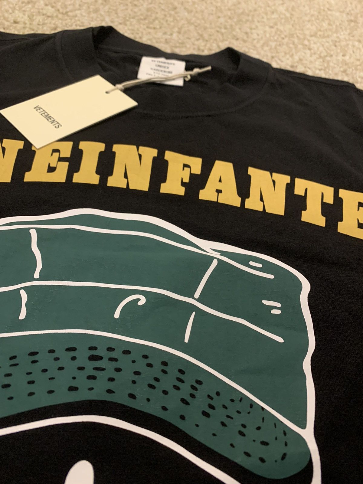 Designer Vetements Marine Infanterie Tee | Grailed