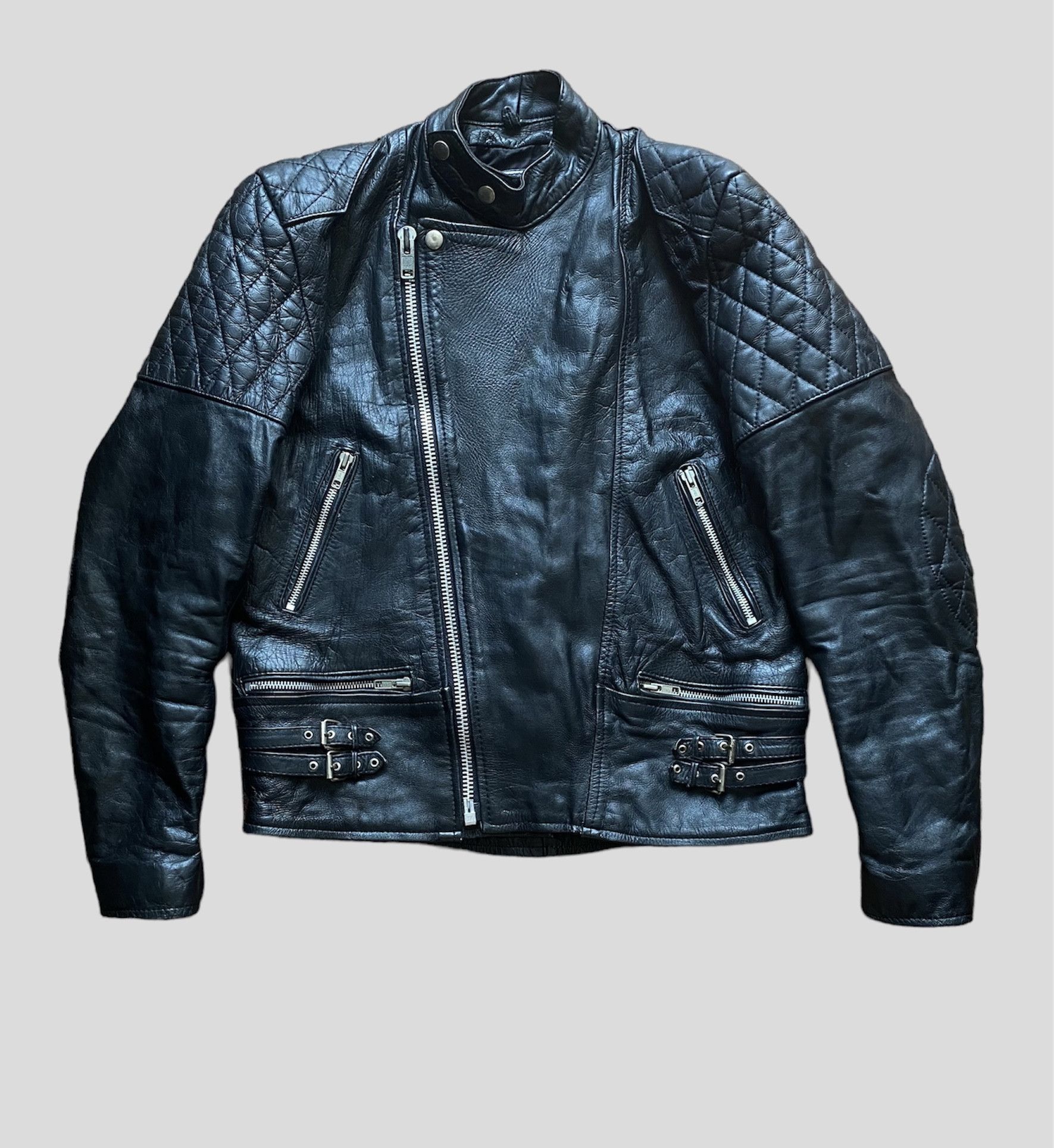 Archival Clothing × Leather Jacket × Vintage Rare Vintage 80s ...