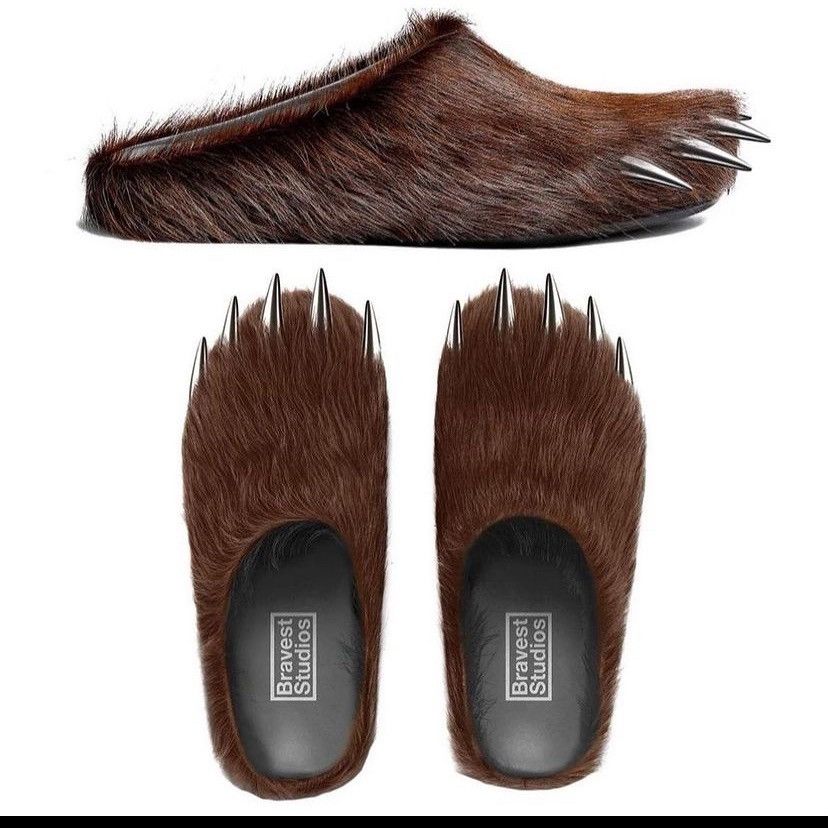Bravest Studios Bravest studios bear slides size 10 (new) | Grailed