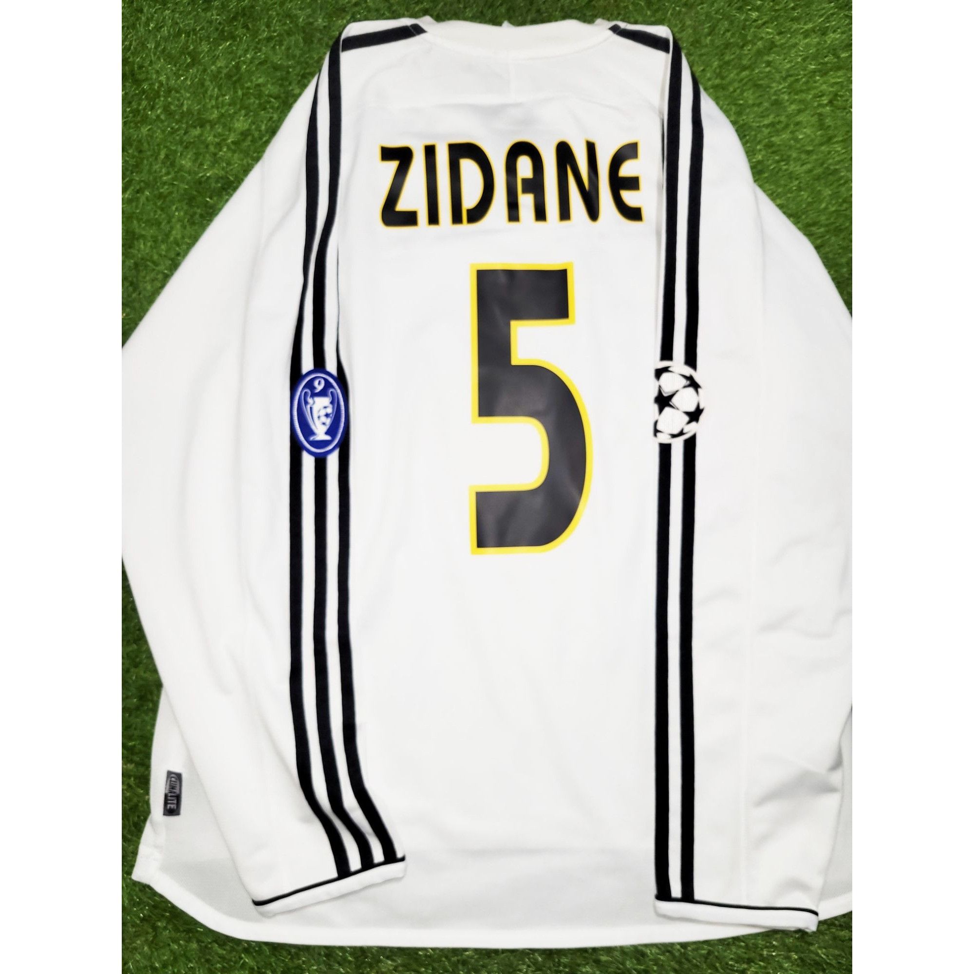 Adidas Zidane Real Madrid 2003 2004 Long Sleeve Soccer Jersey L | Grailed