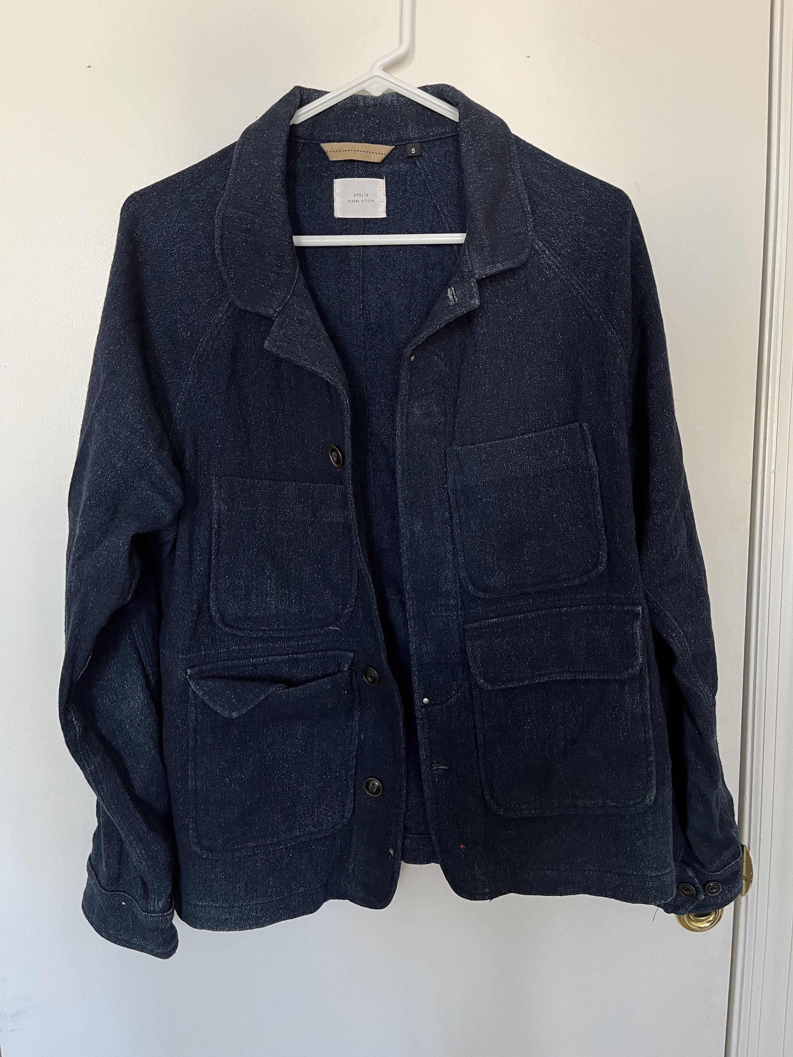 Apolis Apolis Chore Coat Raw Indigo | Grailed
