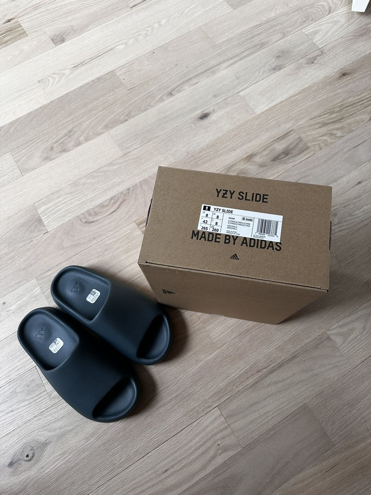 Adidas × Kanye West YZY slide slate marine | Grailed