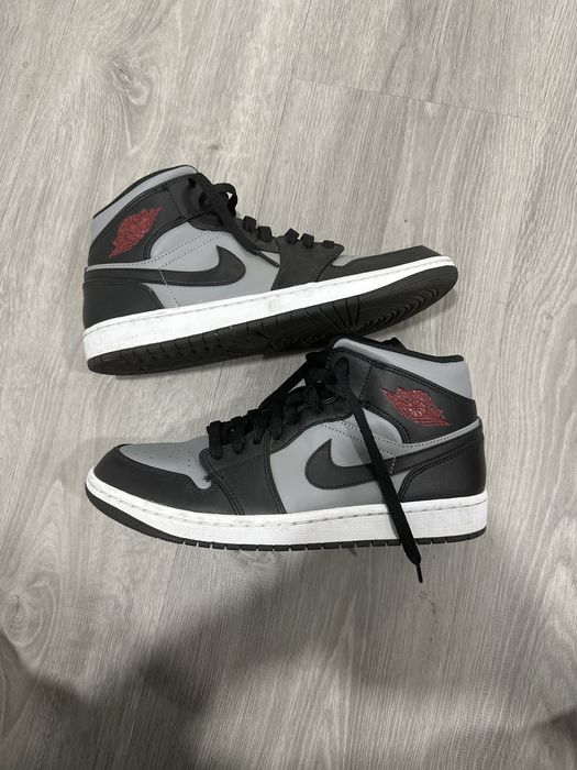 Nike black grey jordan 1 | Grailed