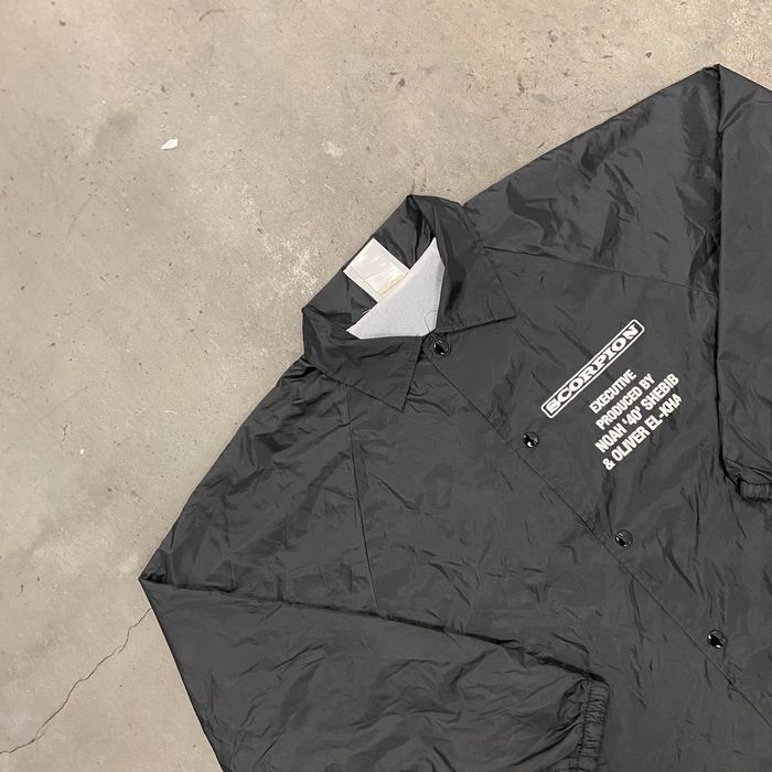 Drake Drake Scorpion Tour Promo OVO Rap Black Nylon Coach Jacket | Grailed