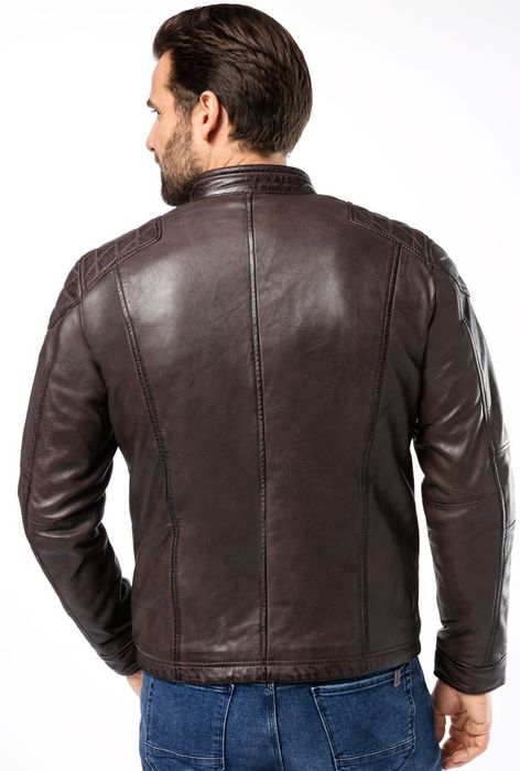Genuine Leather Ross & Cole Brown Leather Jacket | Grailed