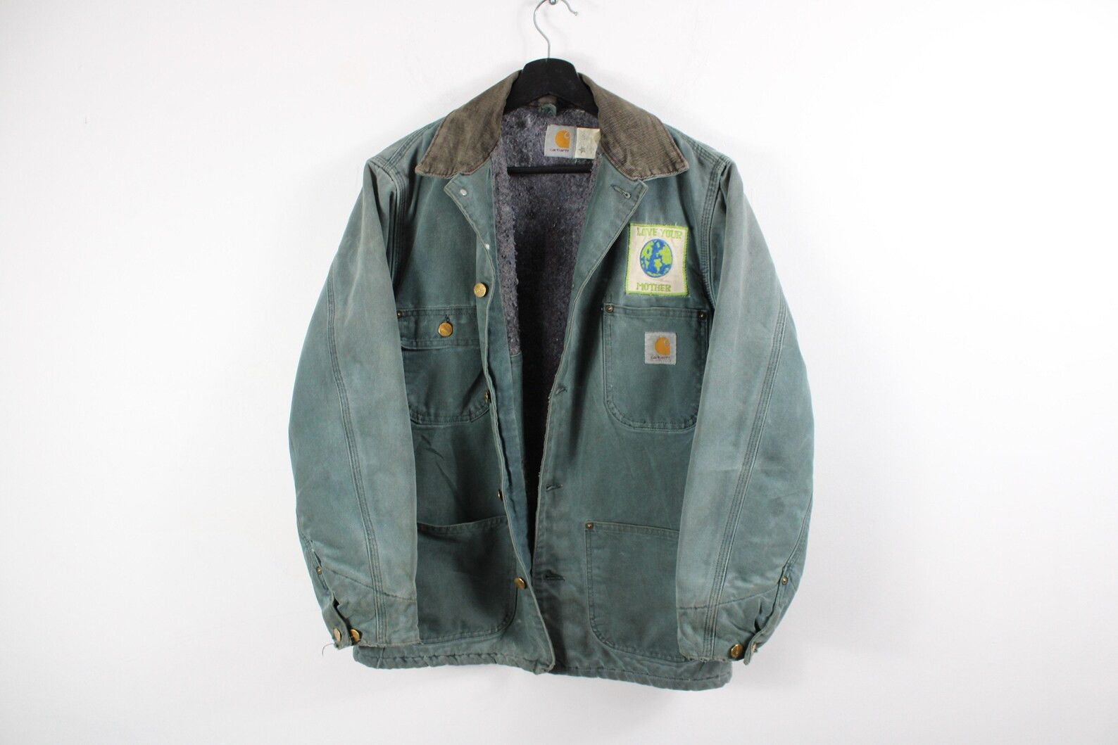 Carhartt × Vintage Carhartt Detroit Chore-Jacket / Blanket Lined ...