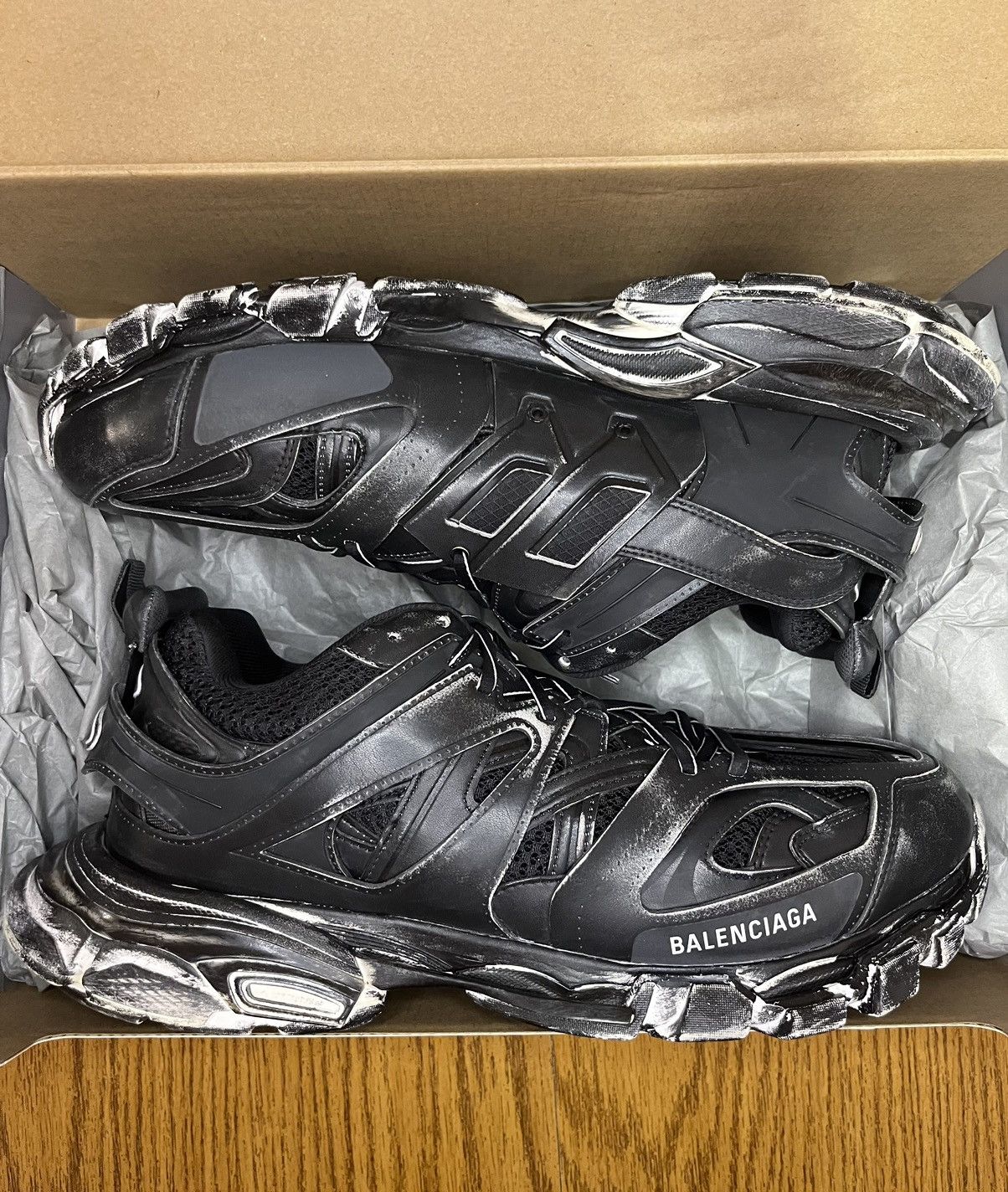 Balenciaga Balenciaga Track Sneaker Faded Black | Grailed