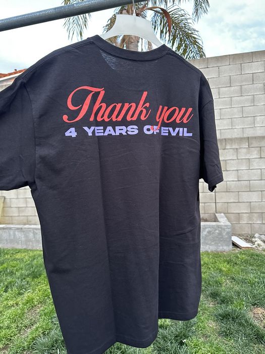 Half Evil Half evil 4 year anniversary tee | Grailed