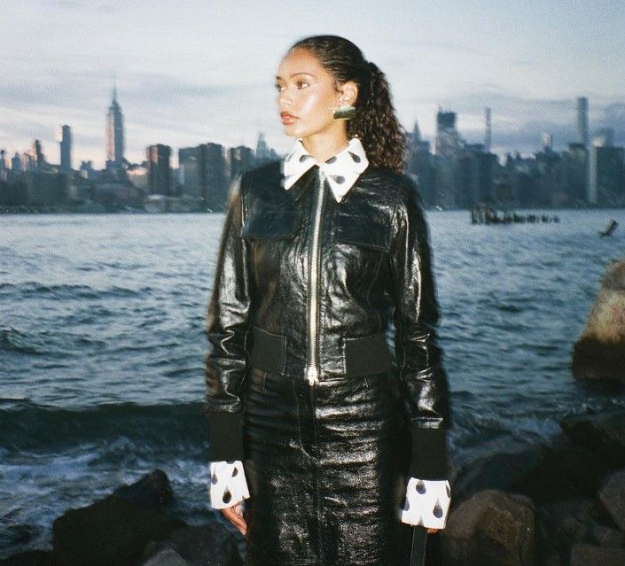 H&M Rare Hm Studio Leather biker jacket | Grailed