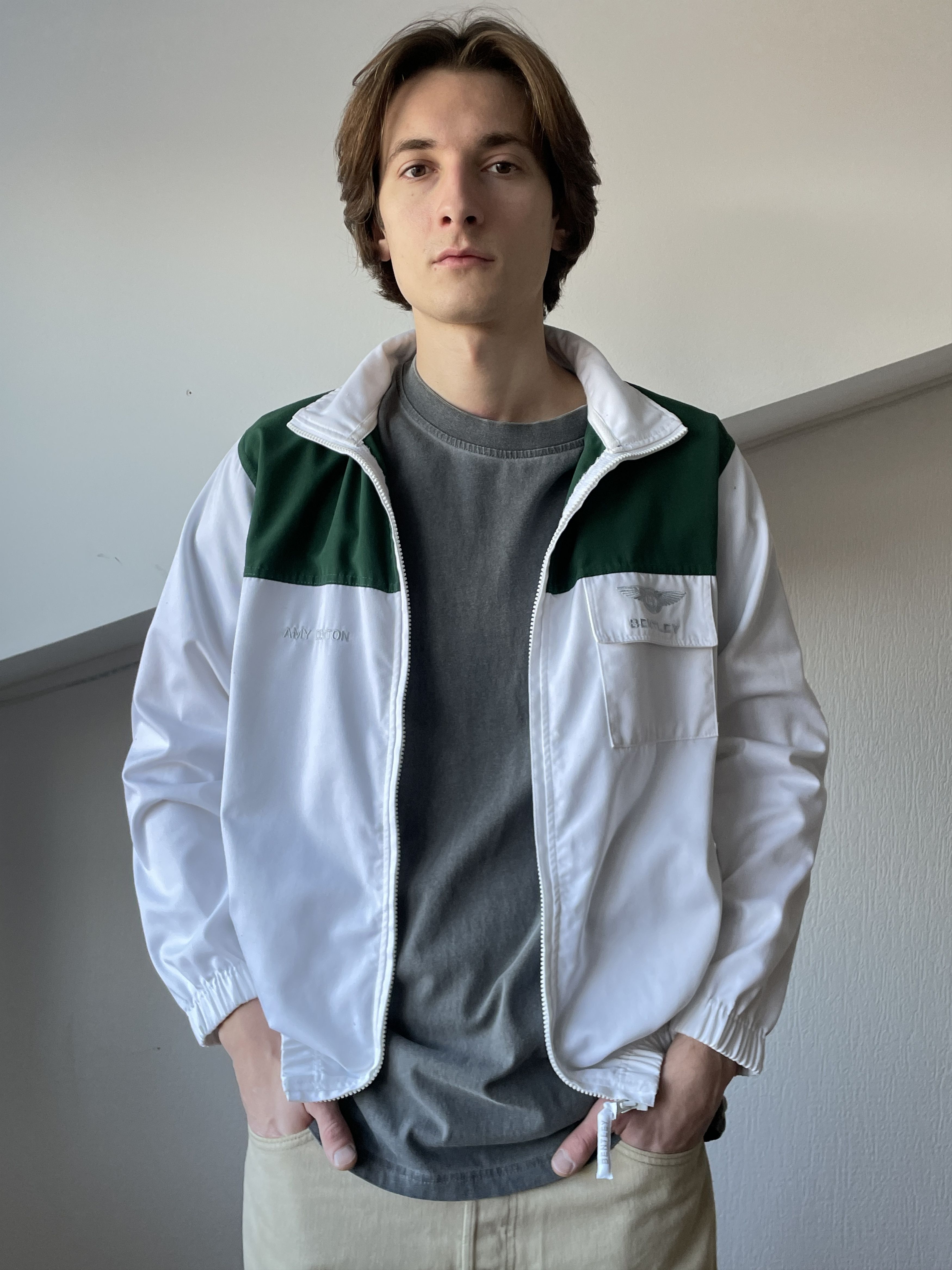 Vintage BENTLEY Jacket Work Harrington Bomber Vintage A7516 | Grailed