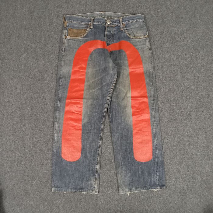 Vintage Evisu Japanese Brand Daicock Custom Art Denim Jeans | Grailed