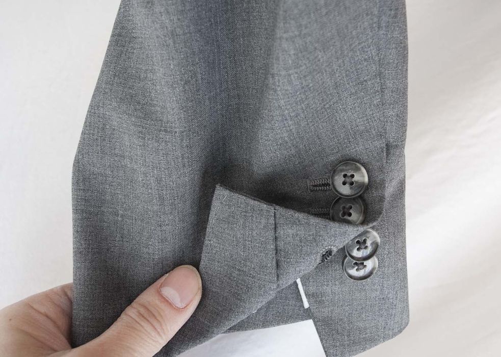 Suitsupply Suitsupply Jacket La Spalla Surgeon Cuff Size 42 Gray | Grailed