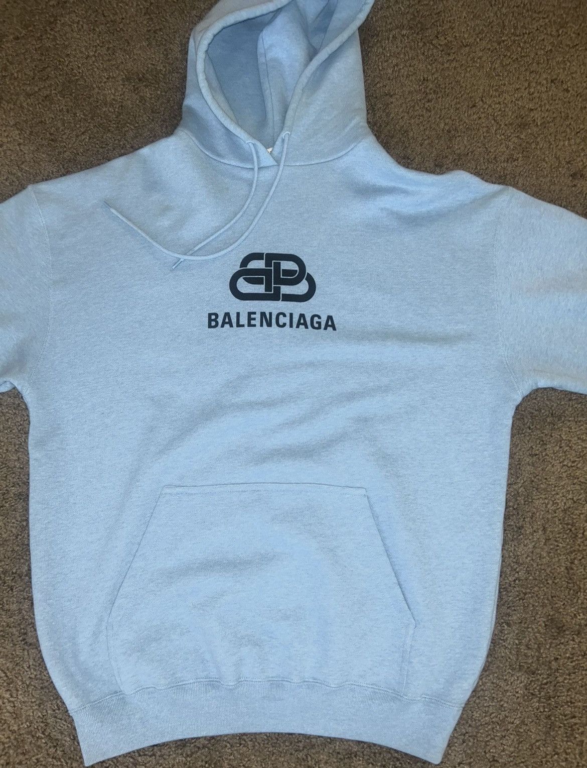 Balenciaga Balenciaga interlock Log hoodie | Grailed