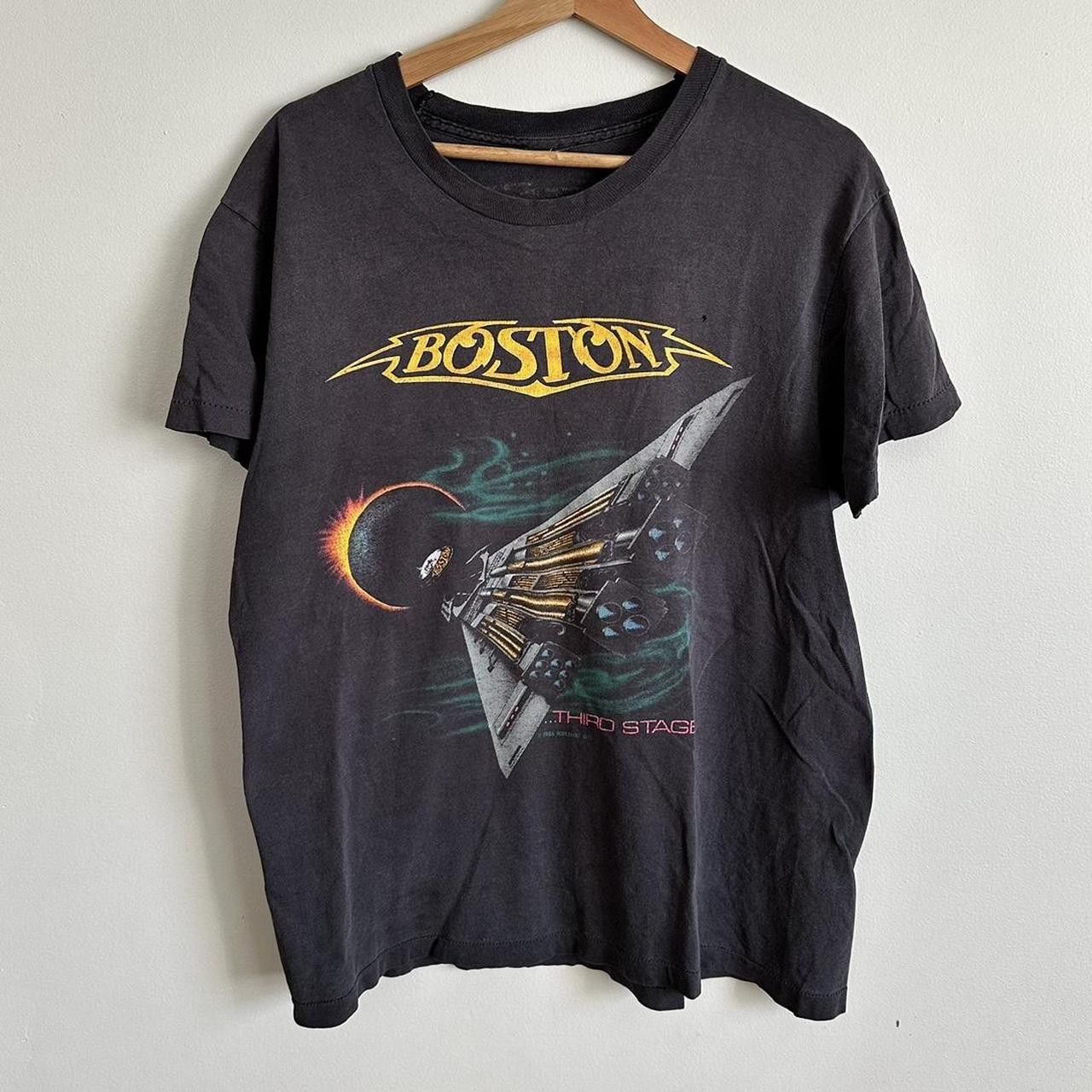 Band Tees × Boston × Vintage Vintage 1986 Boston Band Shirt | Grailed