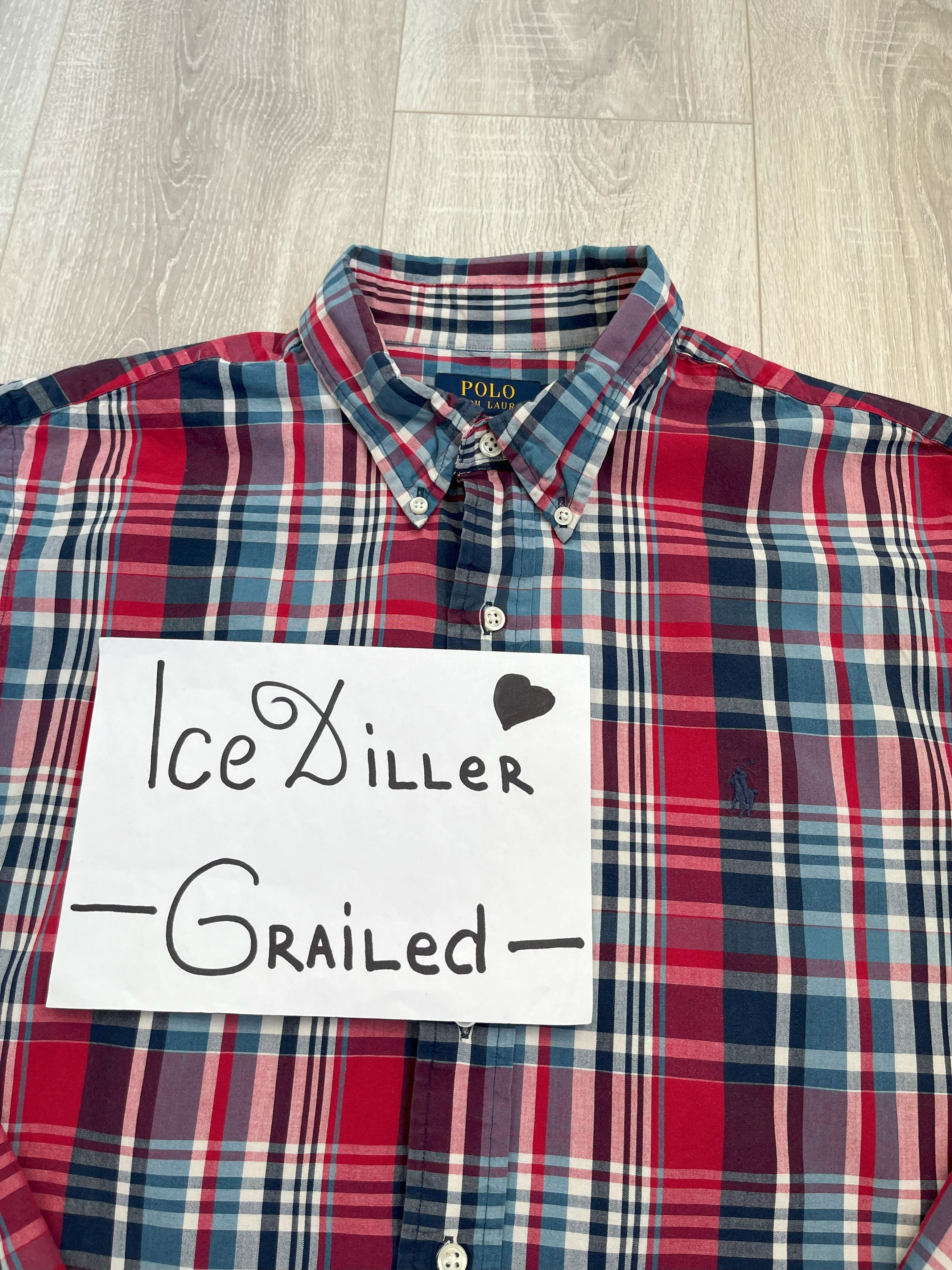 Ralph Lauren Polo Ralph Lauren Checkered Shirt Custom Fit Classic Logo ...