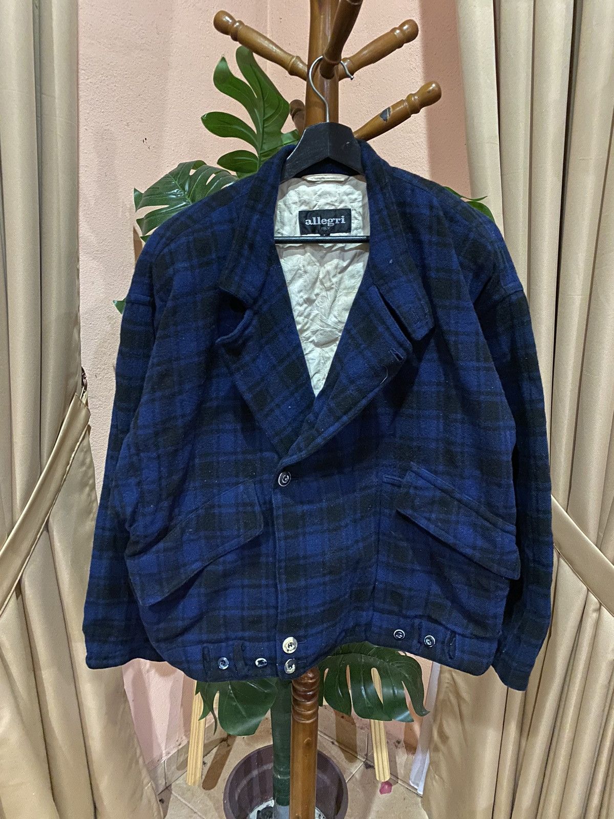 Allegri Allegri Men’s Double-Breasted Plaid Jacket - Italian Wool | Grailed